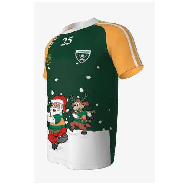 Gaelic Football Christmas Jersey- Lapland Gaels-Green & Gold ...
